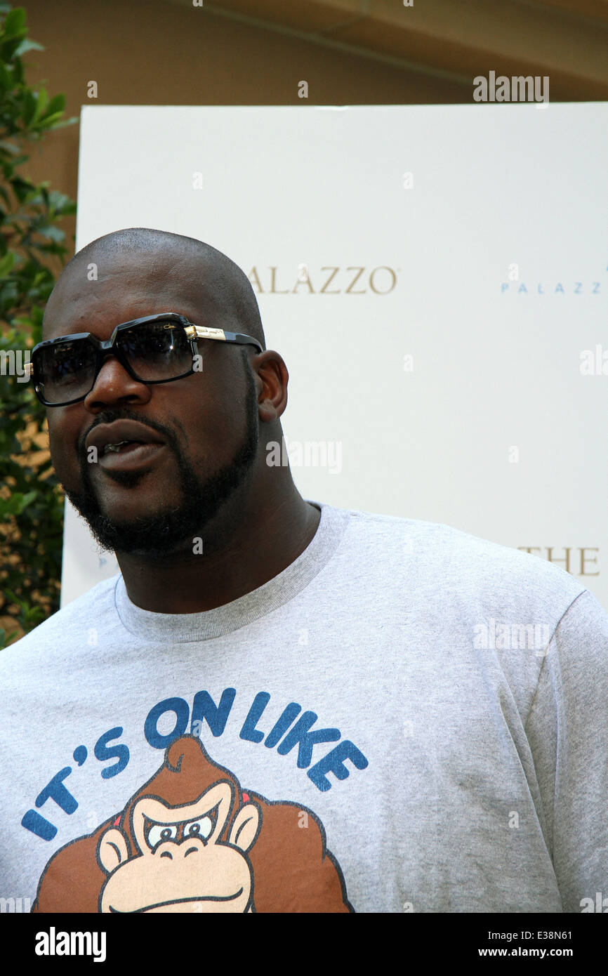 NBA All-Star SHAQUILLE O'NEAL Hosts A Party At Azure Luxury Pool Inside ...