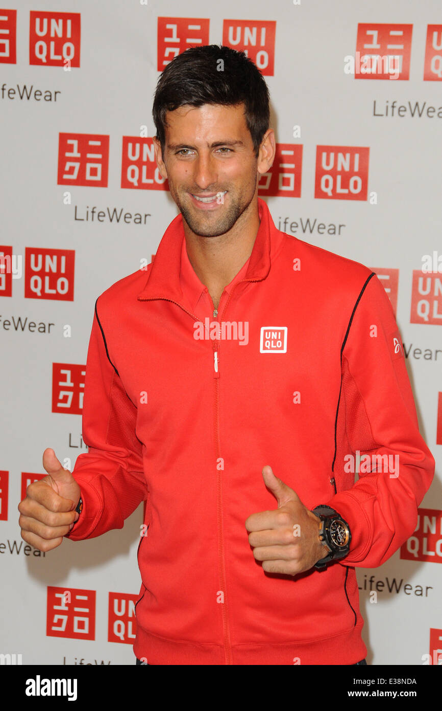 Novak Djokovic Visits The UNIQLO New York Flagship Store on Fifth ...