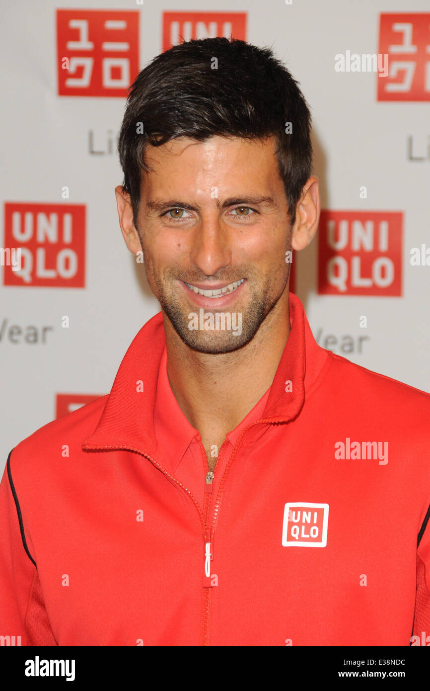Novak Djokovic Visits The UNIQLO New York Flagship Store on Fifth ...