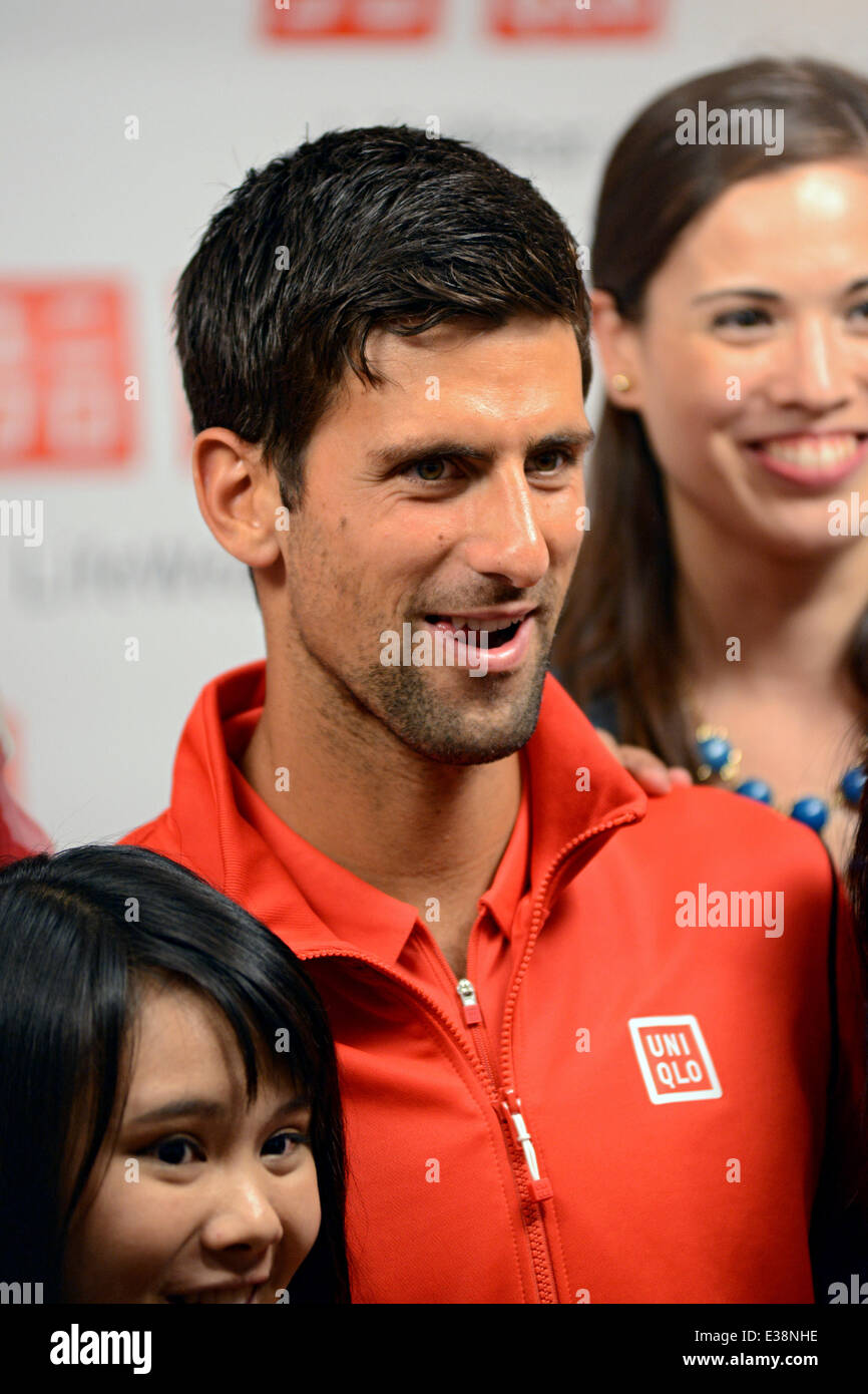 Novak Djokovic Visits The UNIQLO New York Flagship Store on Fifth ...