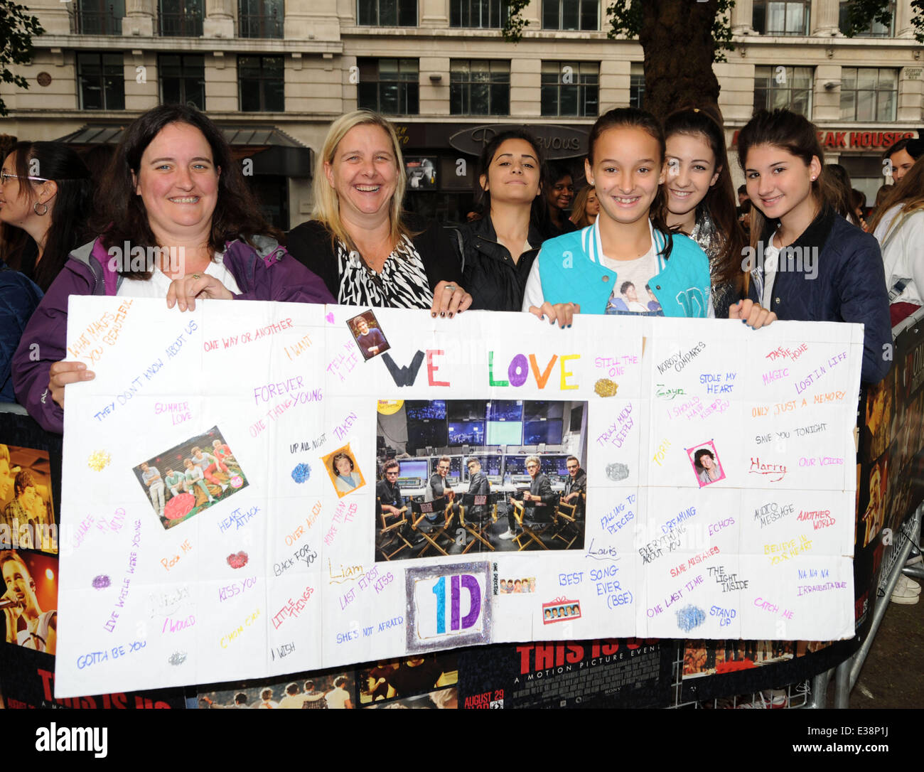 Hundreds of One Direction fans camp out in London's Leicester Square ...