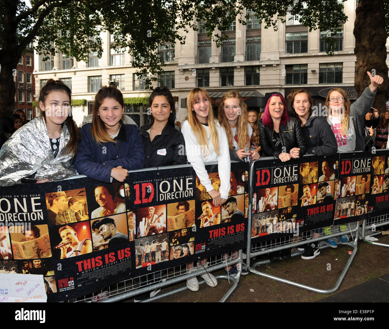 Hundreds of One Direction fans camp out in London's Leicester Square ...