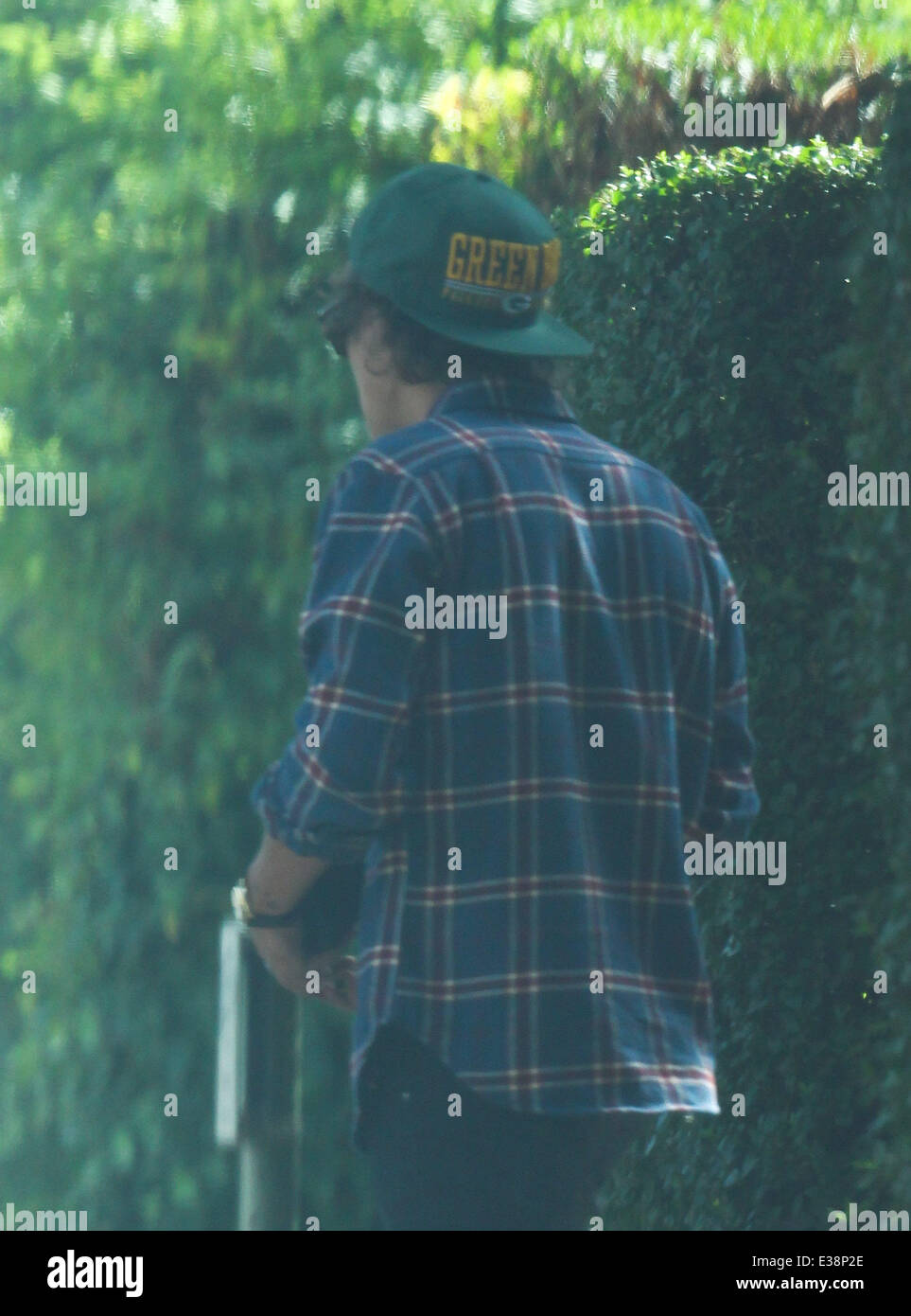 Harry Styles leaves for the 1 Direction film premiere Featuring: Harry ...