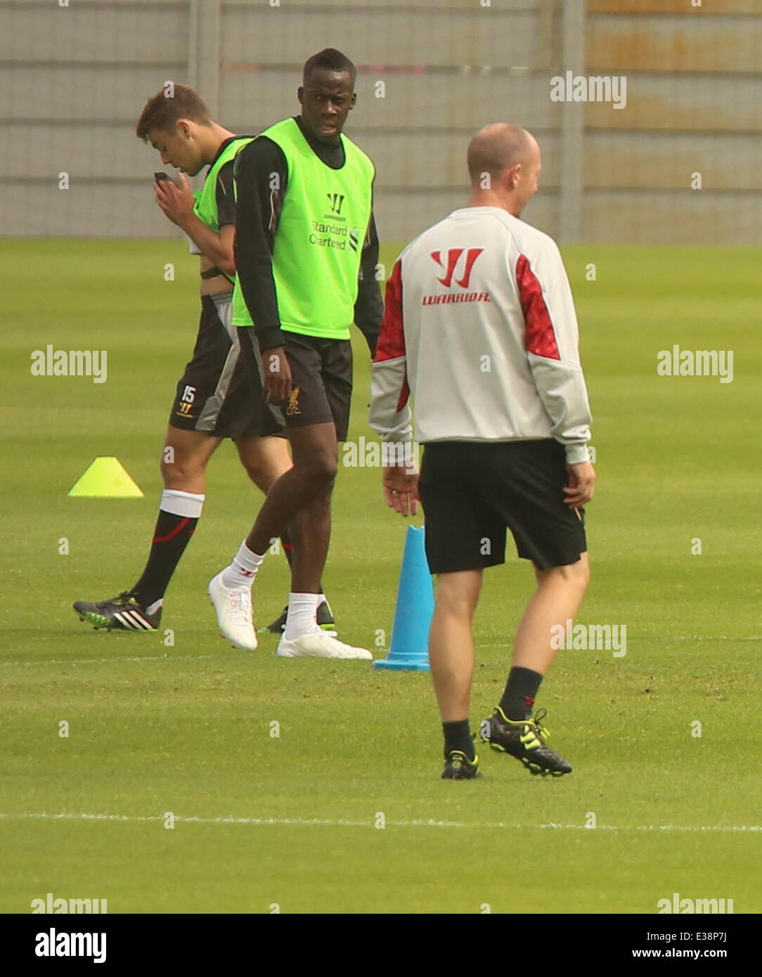 Aly Cissokho spotted during his first training session at Melwood ...