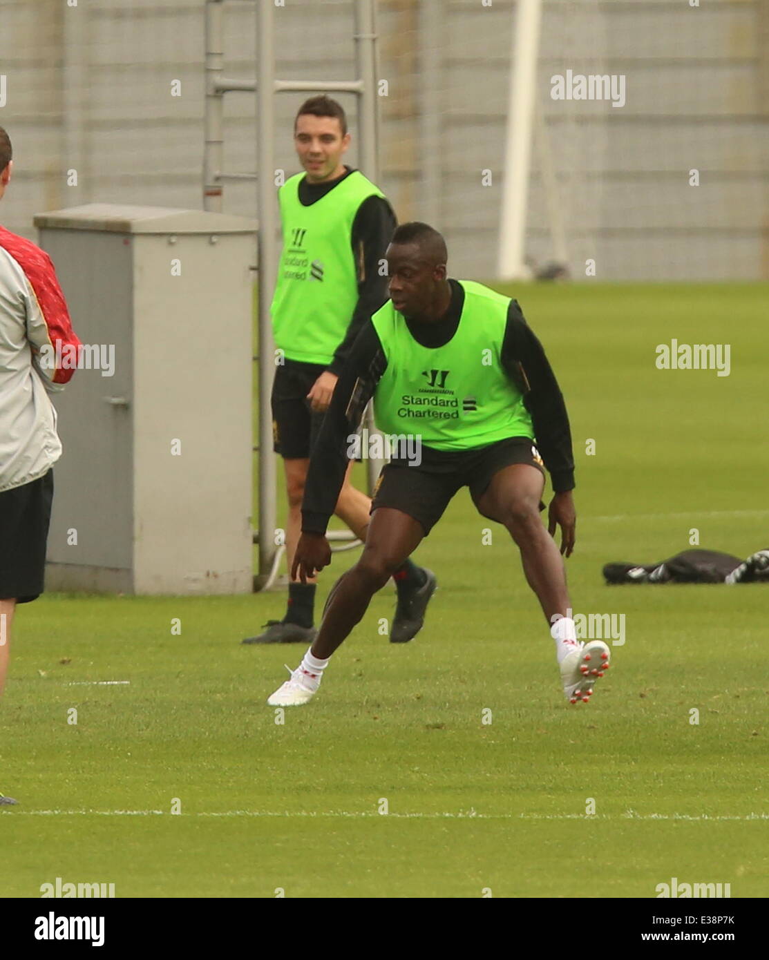 Aly Cissokho spotted during his first training session at Melwood ...