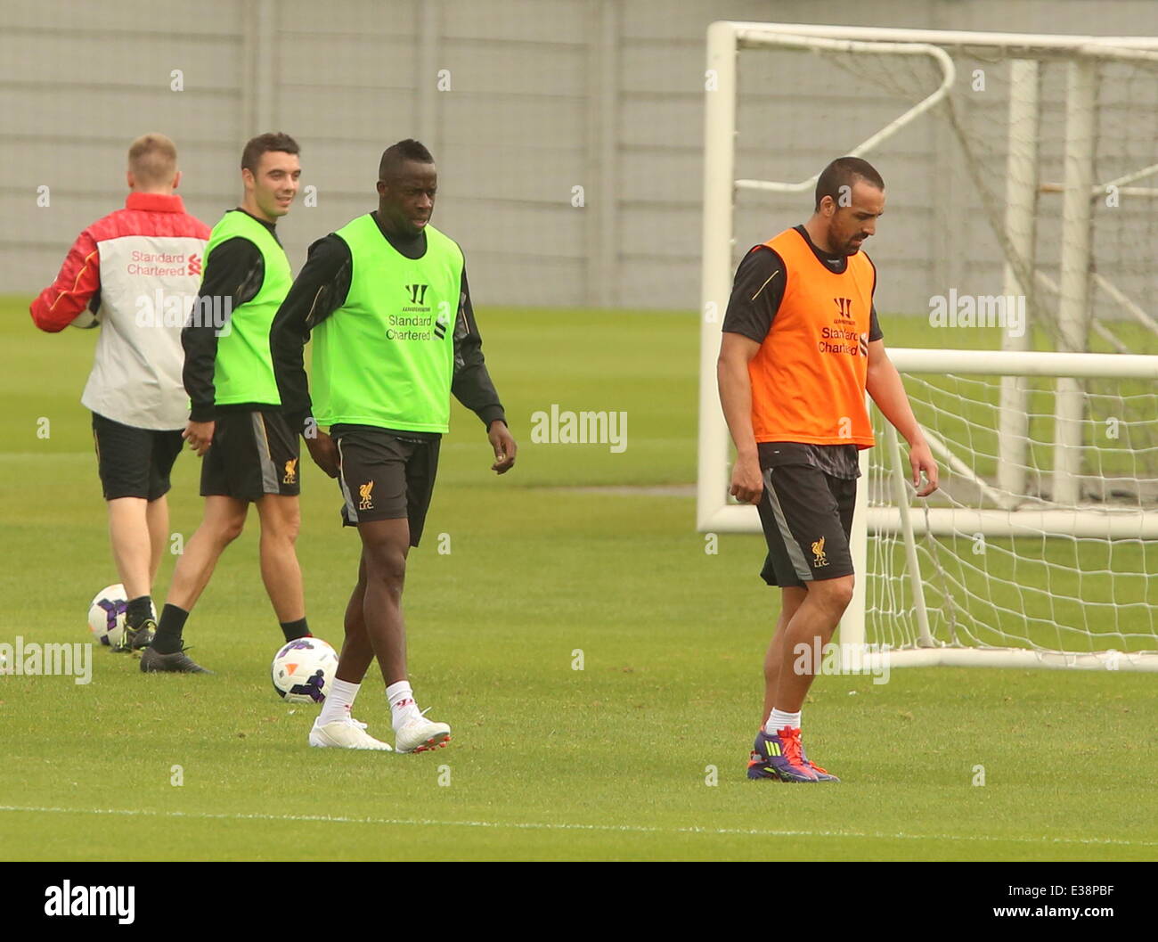 Aly Cissokho spotted during his first training session at Melwood ...