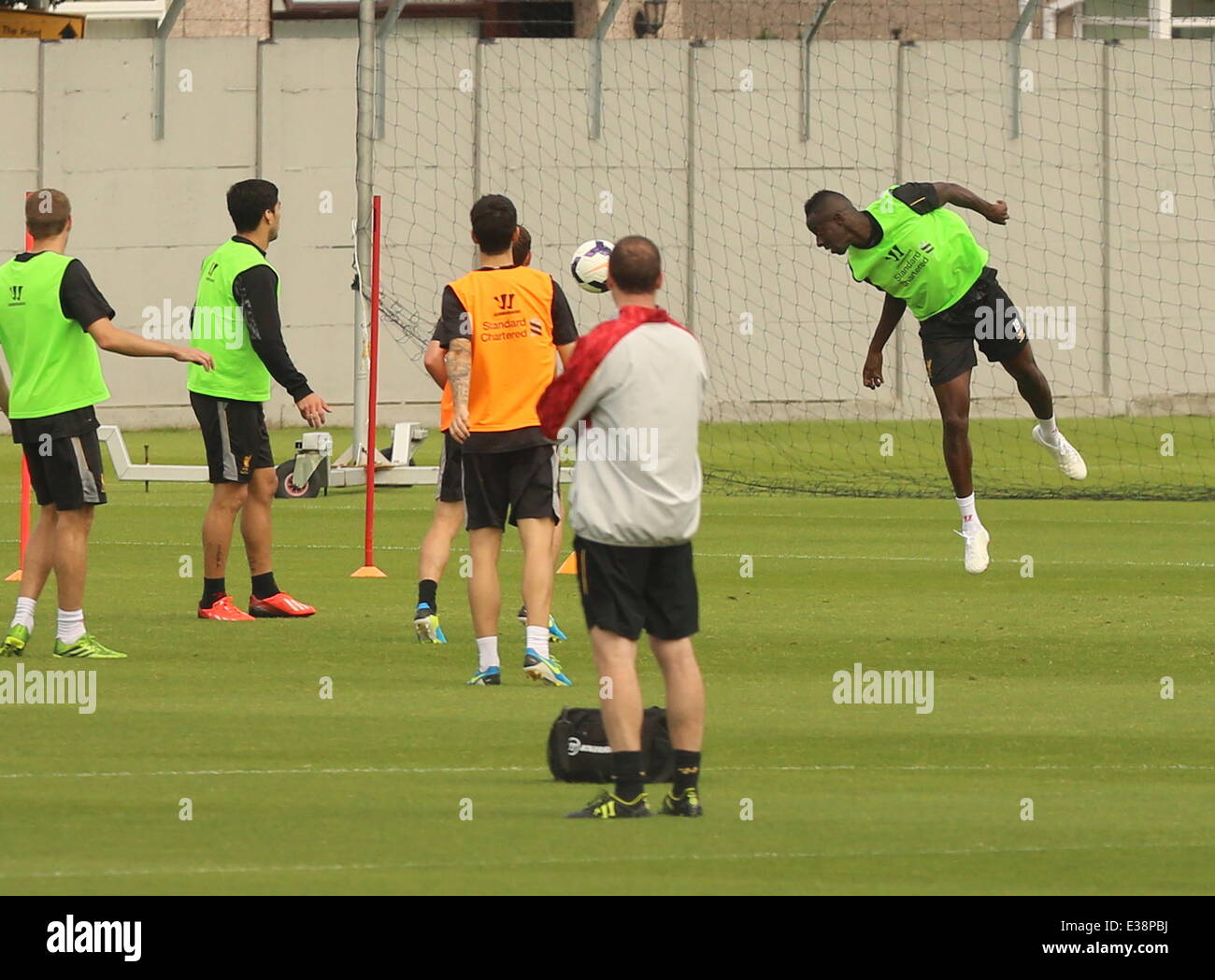 Aly Cissokho spotted during his first training session at Melwood ...