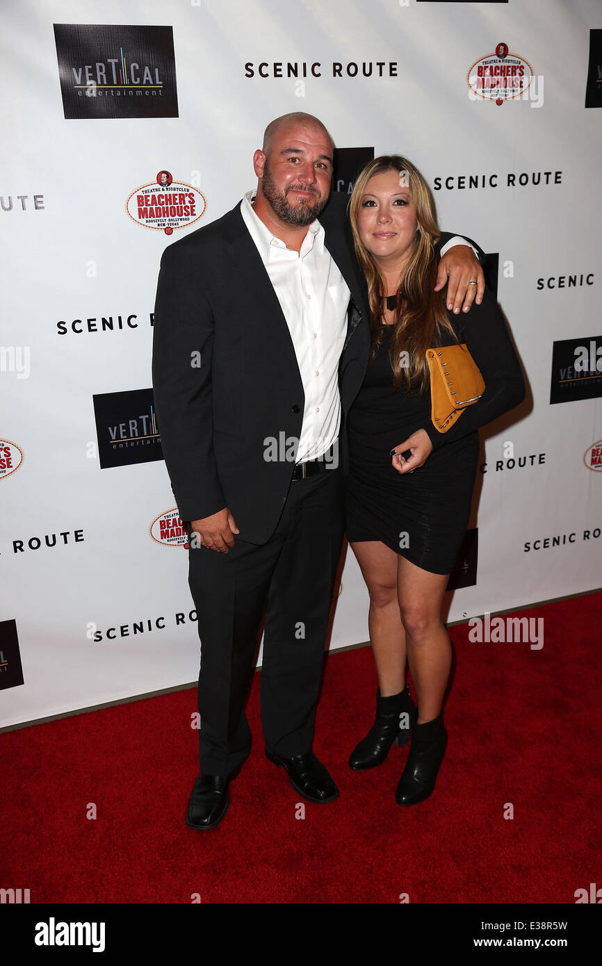 Celebrities attend Scenic Route Los Angeles Premiere at Chinese Theater ...