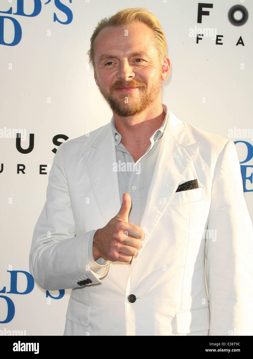 Los Angeles Premiere of "The Worlds End" Featuring: Simon Pegg Where ...