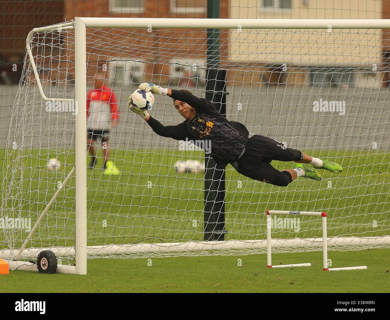Liverpool first team training at Melwood Training ground Featuring ...