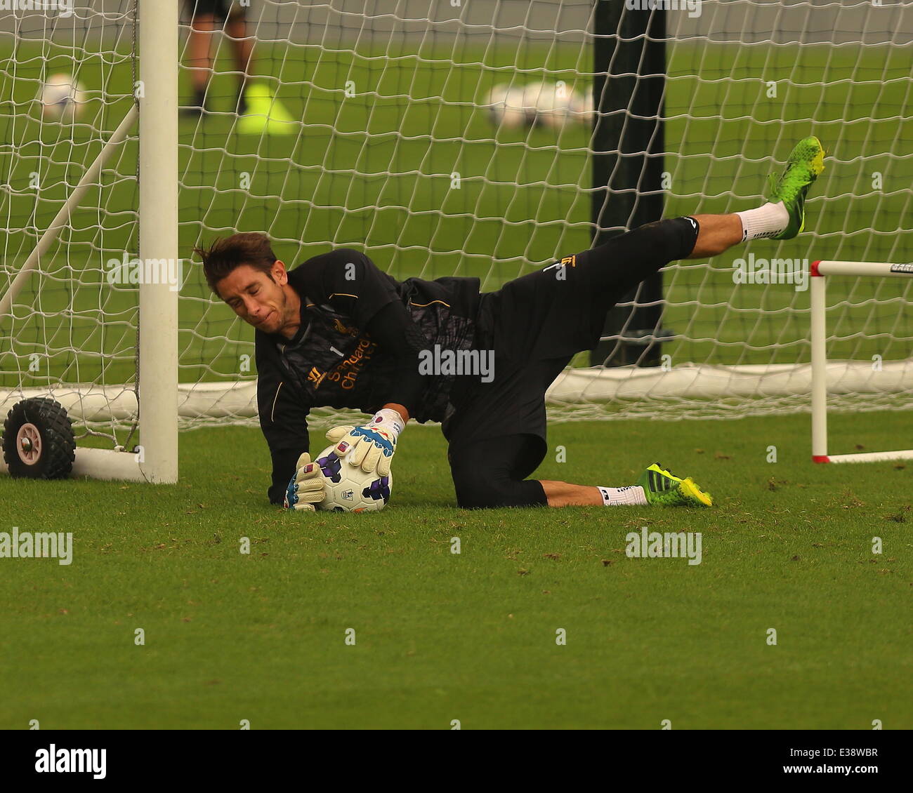 Liverpool first team training at Melwood Training ground Featuring ...