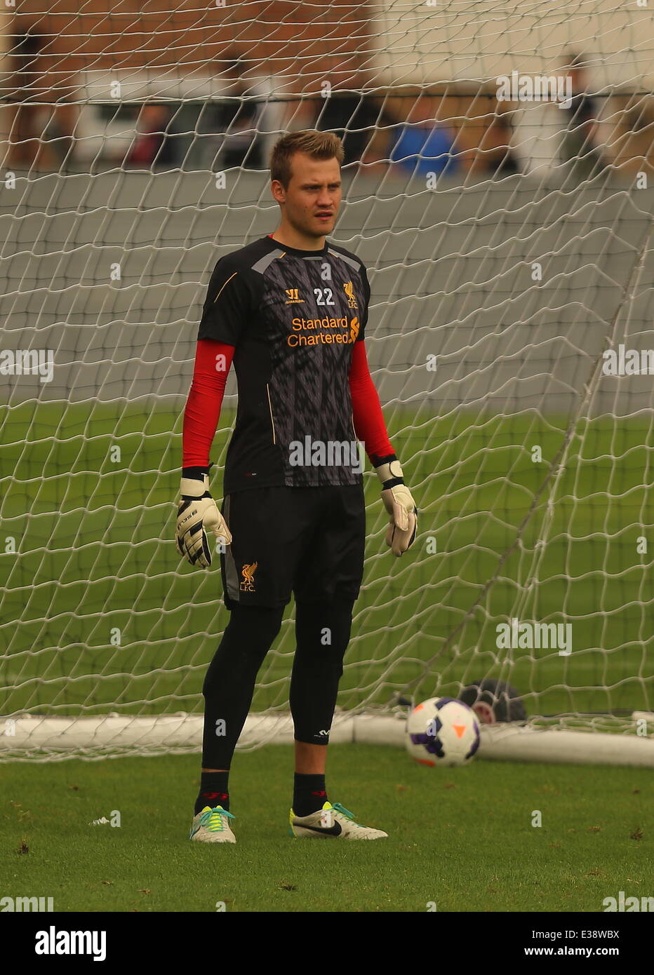 Liverpool first team training at Melwood Training ground Featuring ...