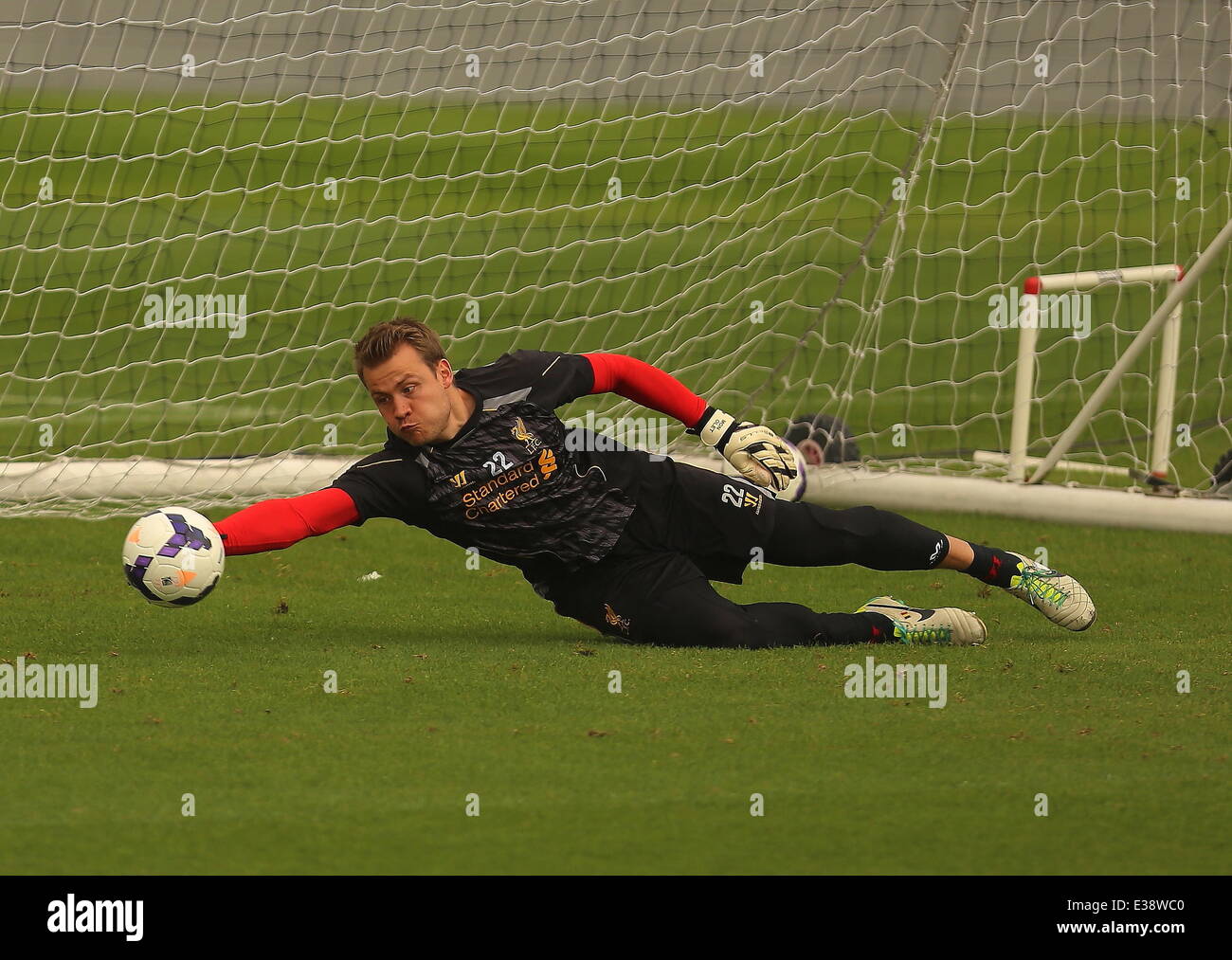 Liverpool first team training at Melwood Training ground Featuring ...