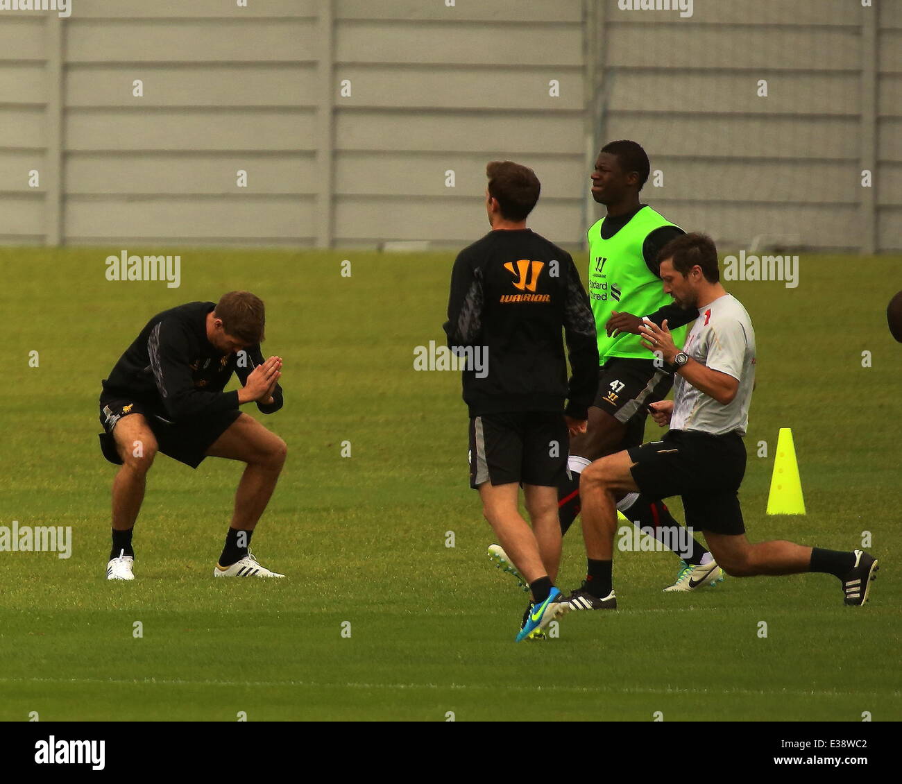 Liverpool first team training at Melwood Training ground Featuring ...