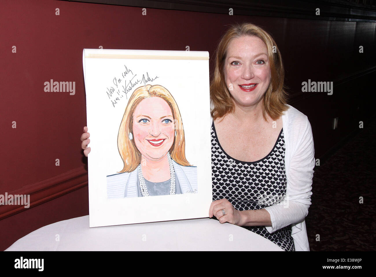 Kristine Nielsen Portrait Unveiling at Sardi's restaurant. Featuring ...