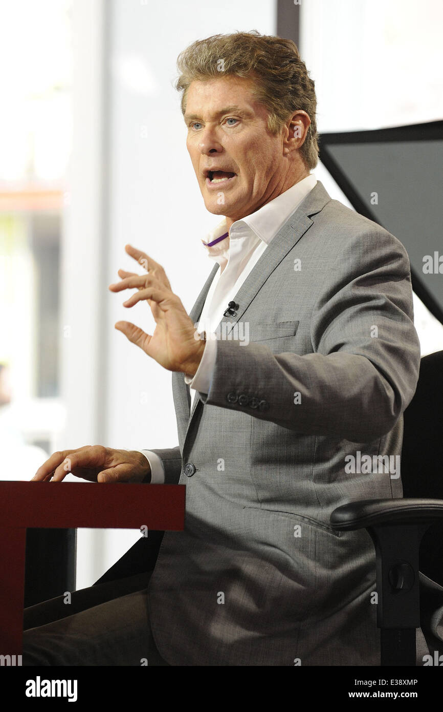 David Hasselhoff appears on Global TV's The Morning Show to chat about ...