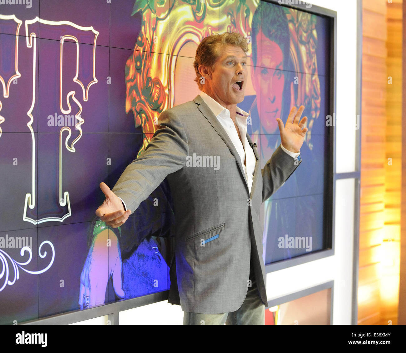 David Hasselhoff appears on Global TV's The Morning Show to chat about ...