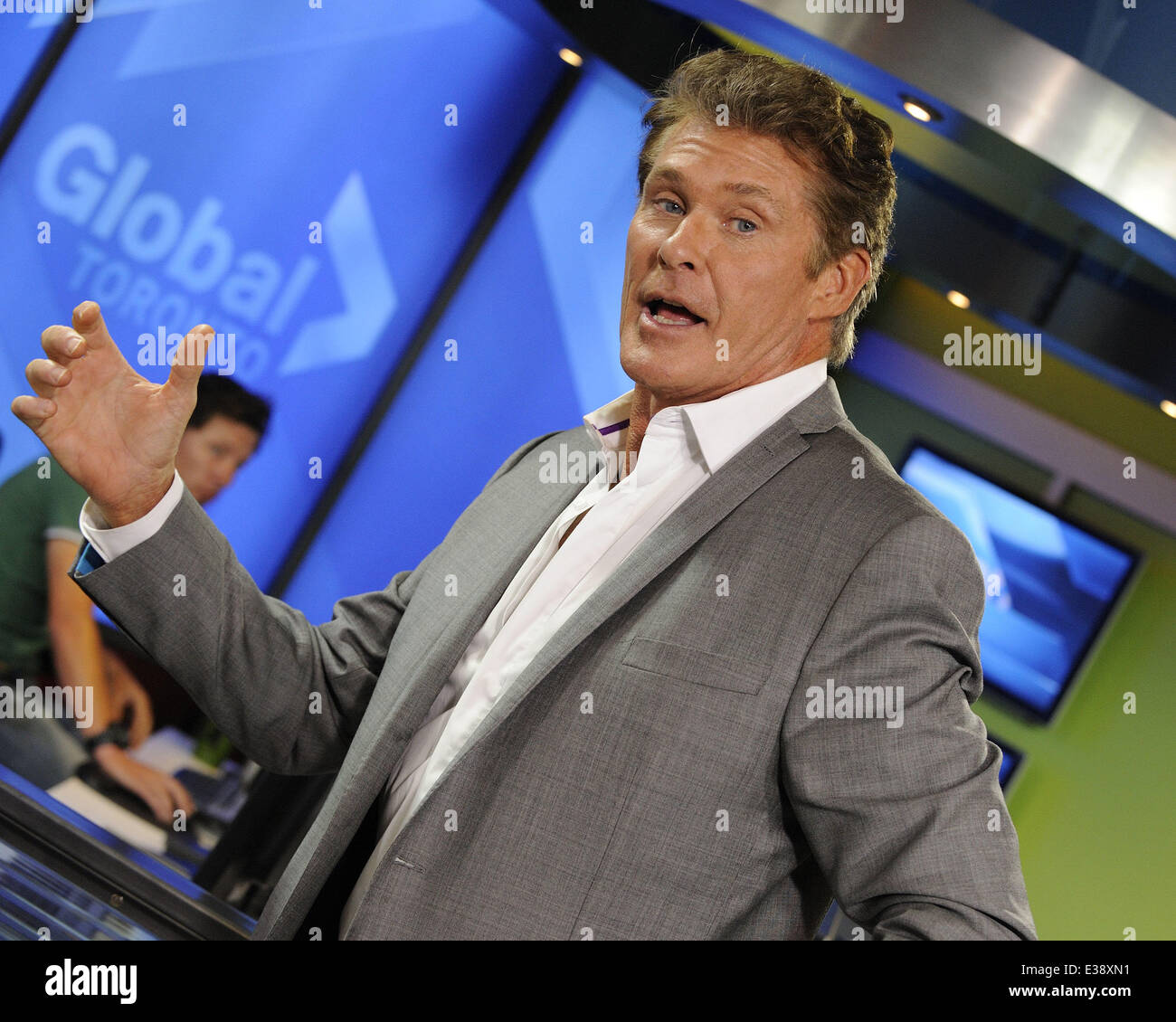David Hasselhoff appears on Global TV's The Morning Show to chat about ...