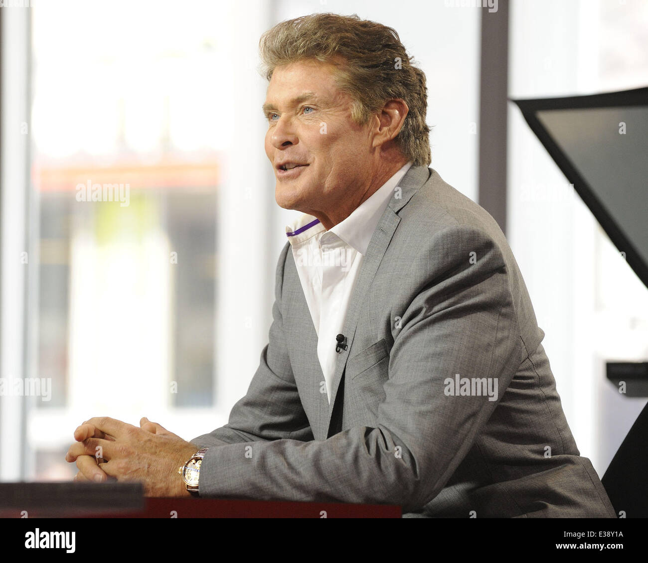 David Hasselhoff appears on Global TV's The Morning Show to chat about ...