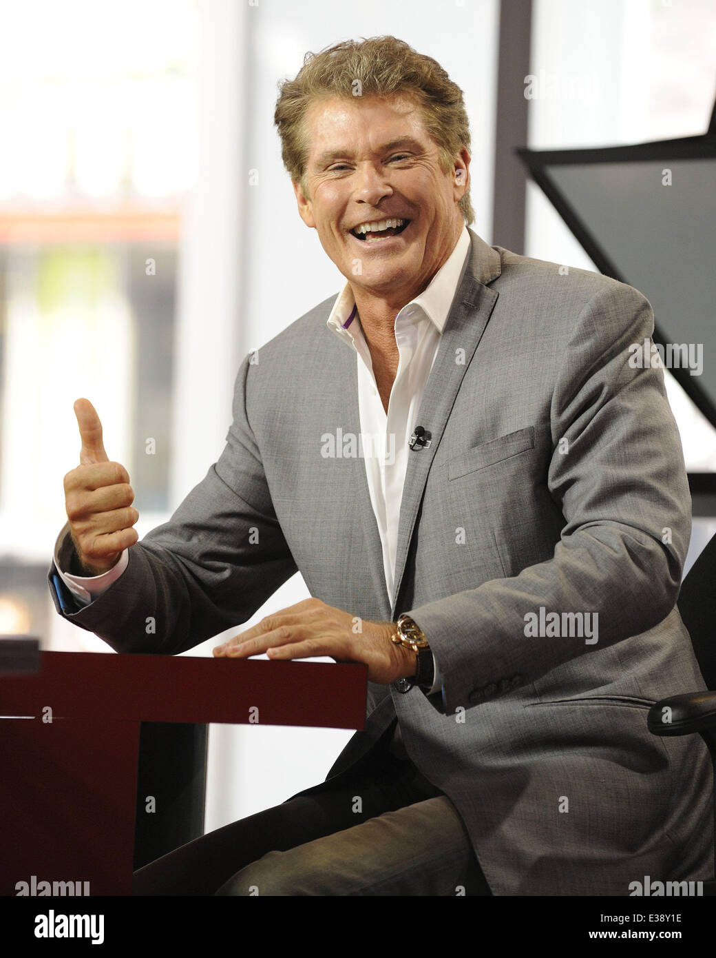 David Hasselhoff appears on Global TV's The Morning Show to chat about ...