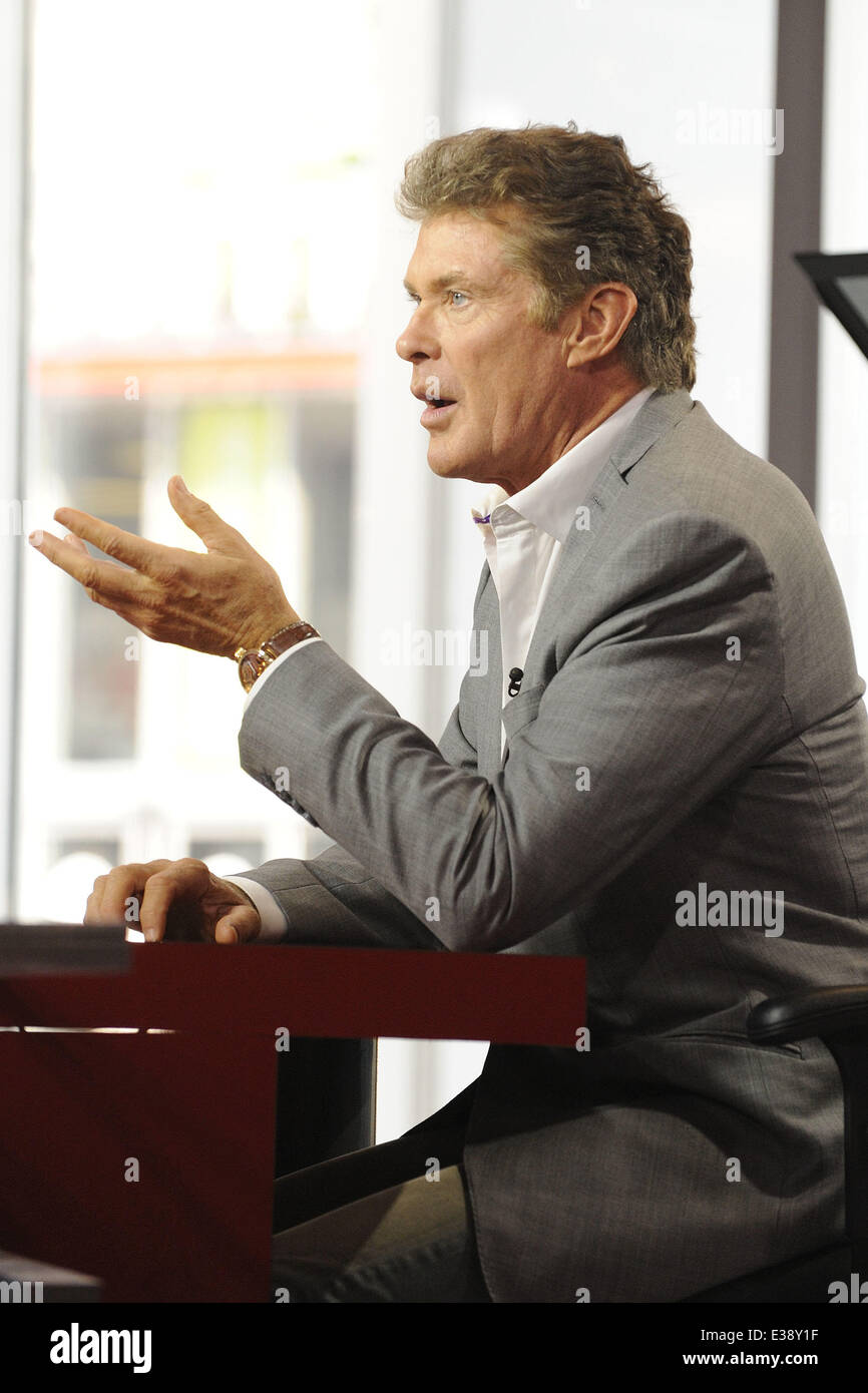 David Hasselhoff appears on Global TV's The Morning Show to chat about ...