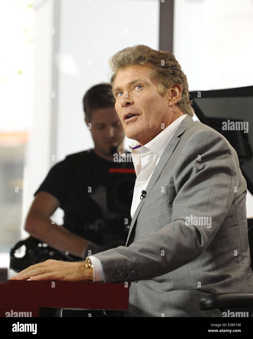 David Hasselhoff appears on Global TV's The Morning Show to chat about ...