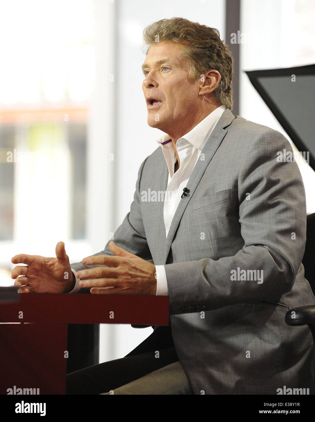 David Hasselhoff appears on Global TV's The Morning Show to chat about ...