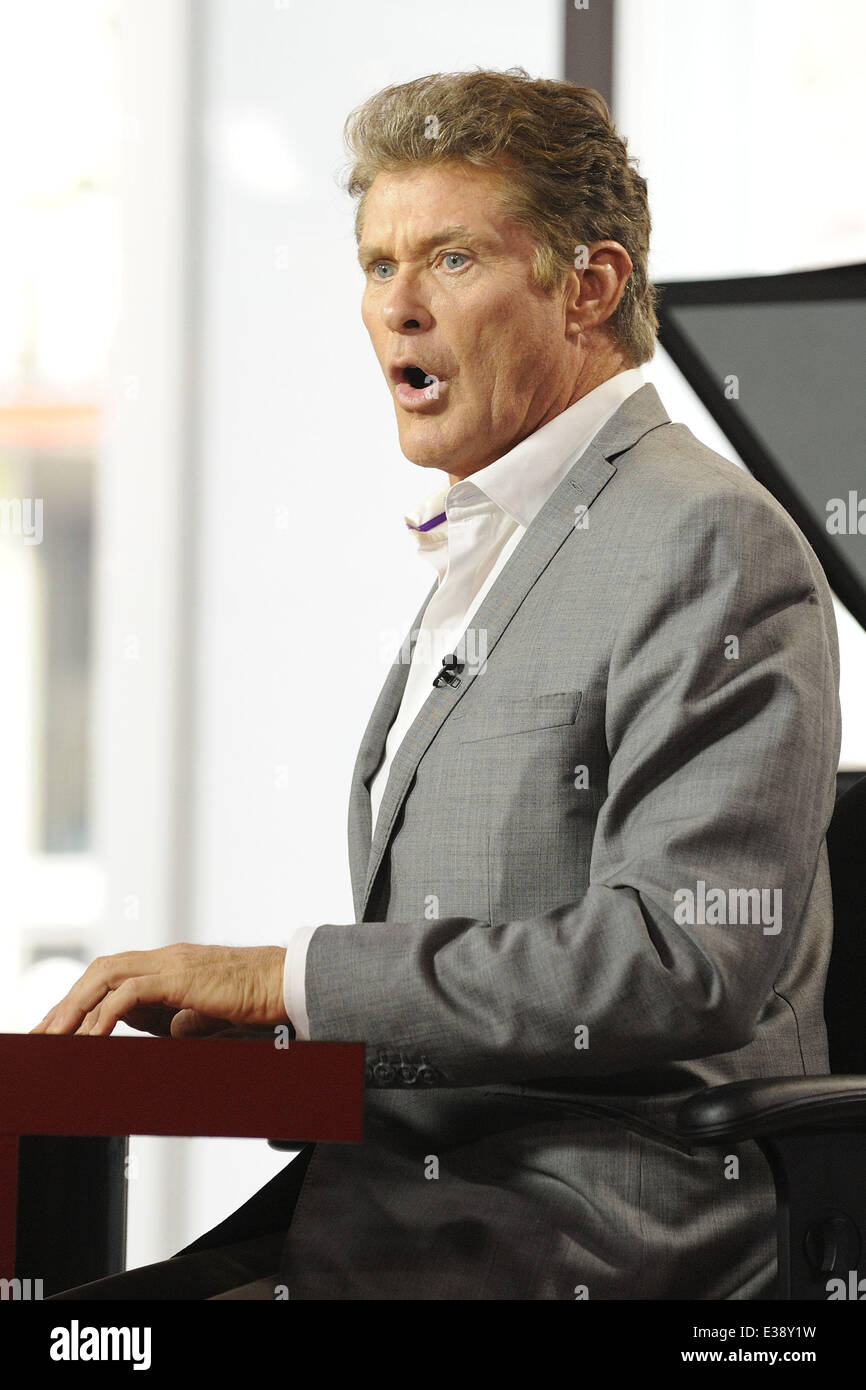 David Hasselhoff appears on Global TV's The Morning Show to chat about ...