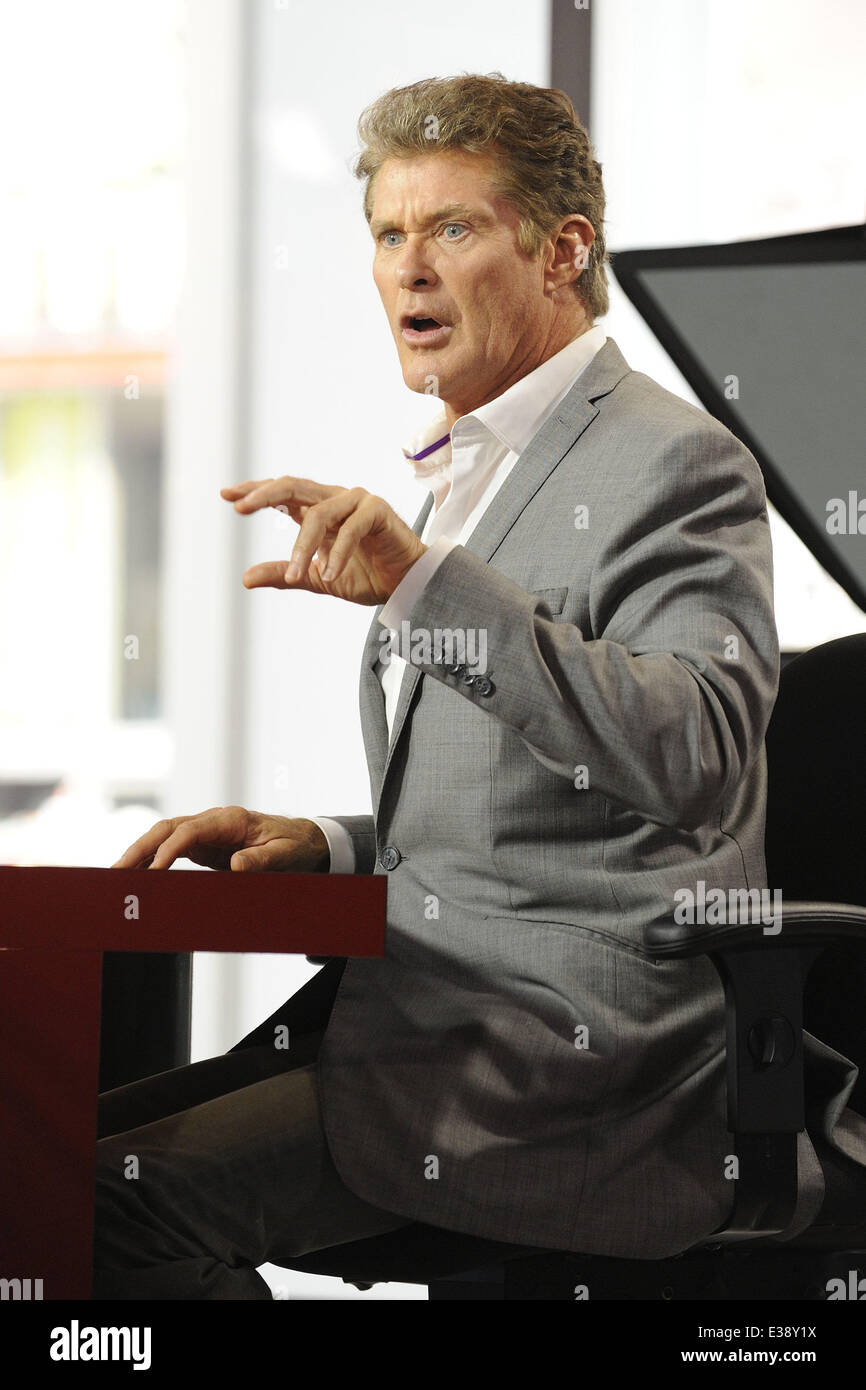 David Hasselhoff appears on Global TV's The Morning Show to chat about ...