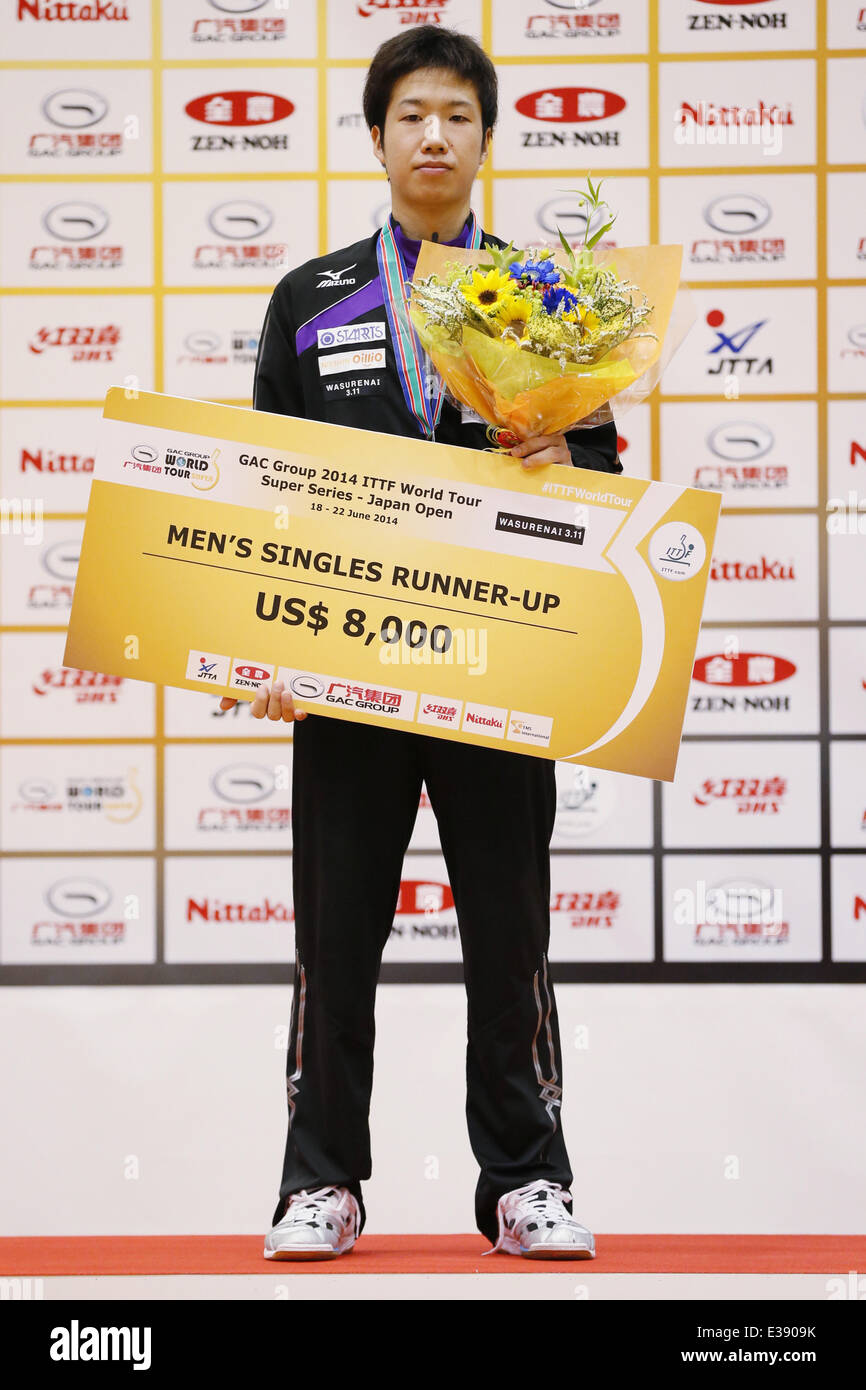 Yokohama Cultural Gymnasium, Kanagawa, Japan. 22nd June, 2014. Jun Mizutani, JUNE 22, 2014 ...