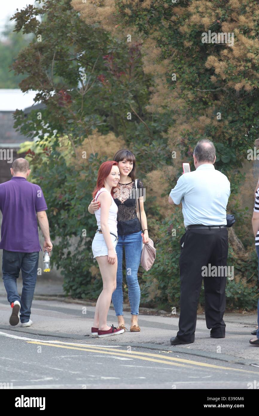 Rachel Bright who plays Poppy Meadows in BBC Eastenders seen leaving ...
