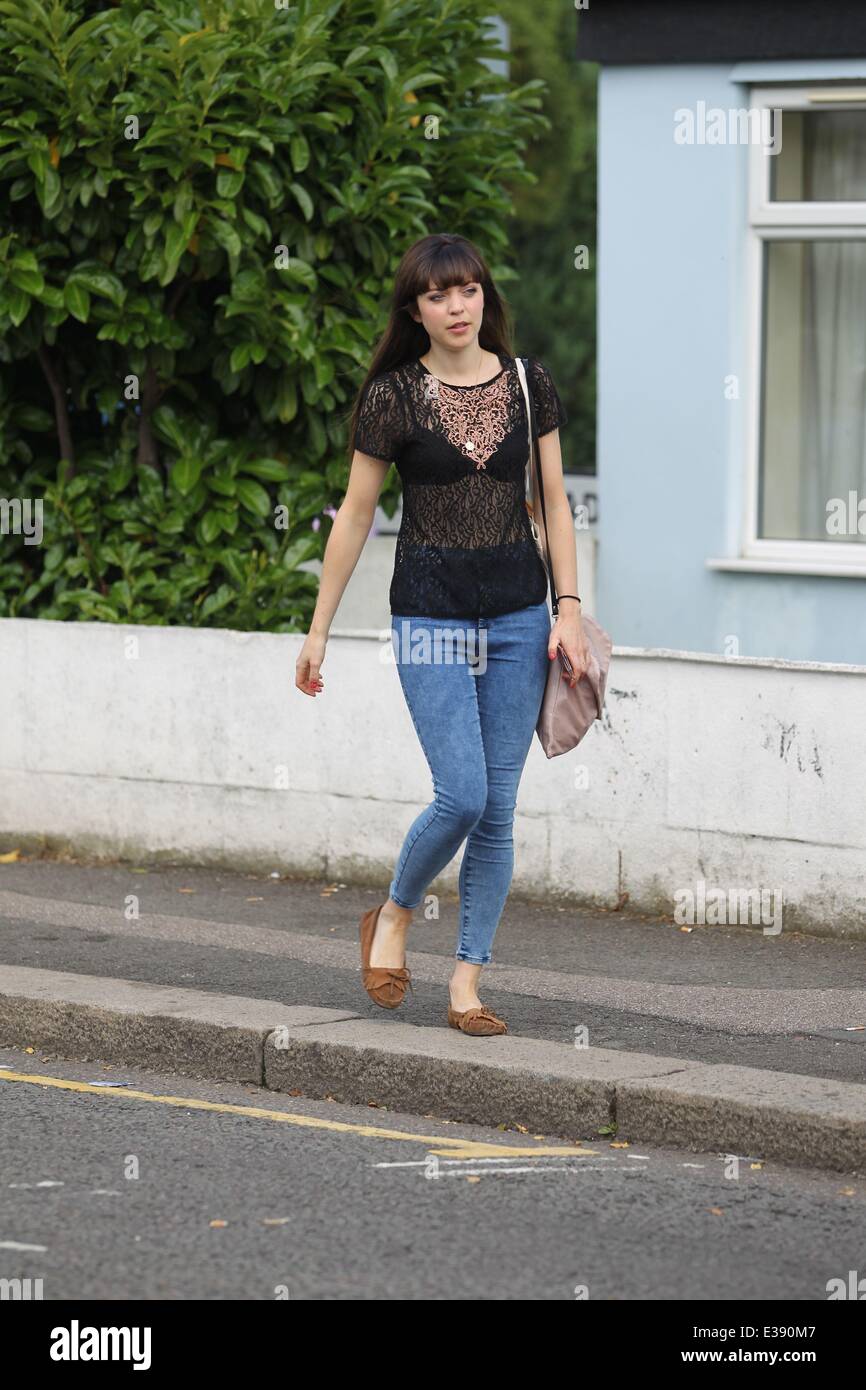 Rachel Bright who plays Poppy Meadows in BBC Eastenders seen leaving ...