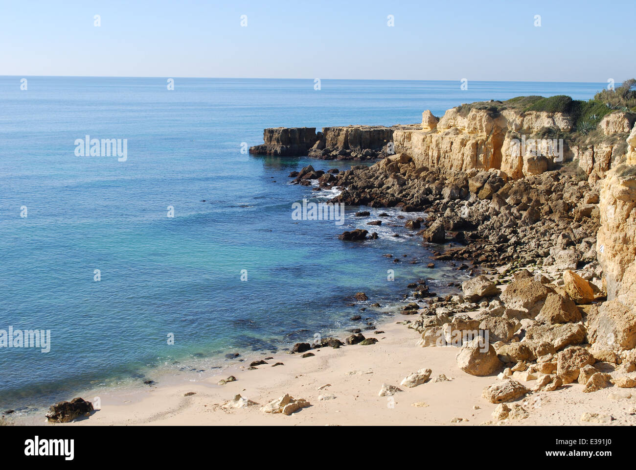 Cliffside beach in portugal hi-res stock photography and images - Alamy