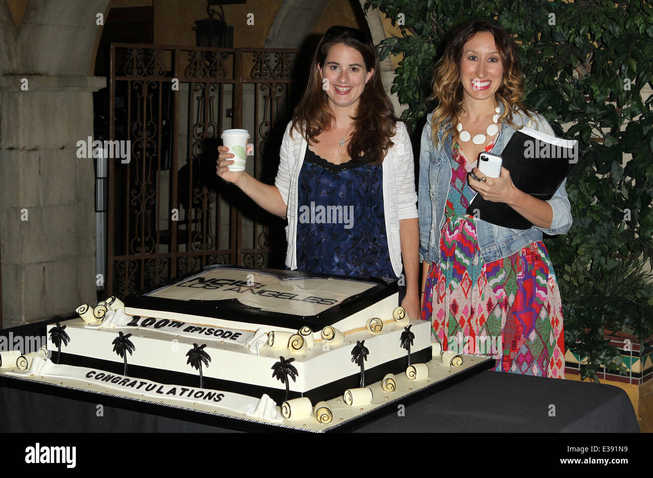 NCIS Los Angeles 100th episode cake cutting event Held At Paramount ...