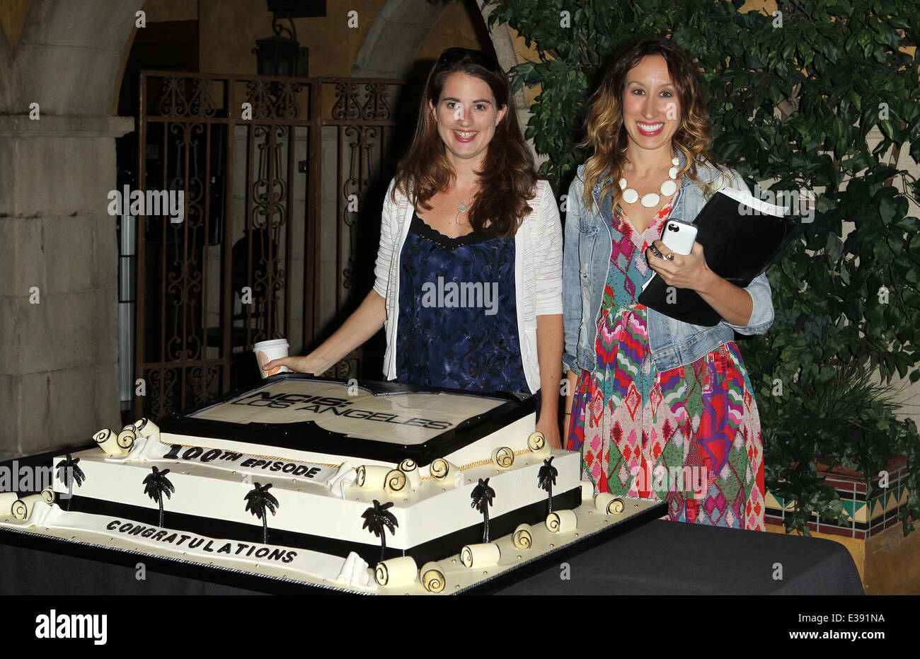 NCIS Los Angeles 100th episode cake cutting event Held At Paramount ...