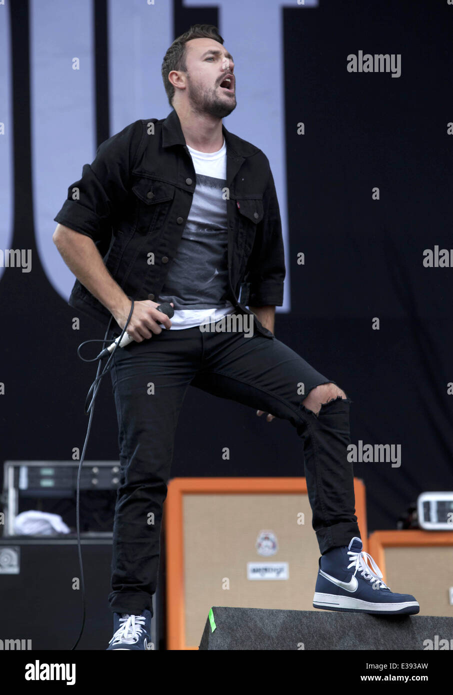 Reading Festival 2013 - Day 2 - Performances Featuring: The Blackout ...