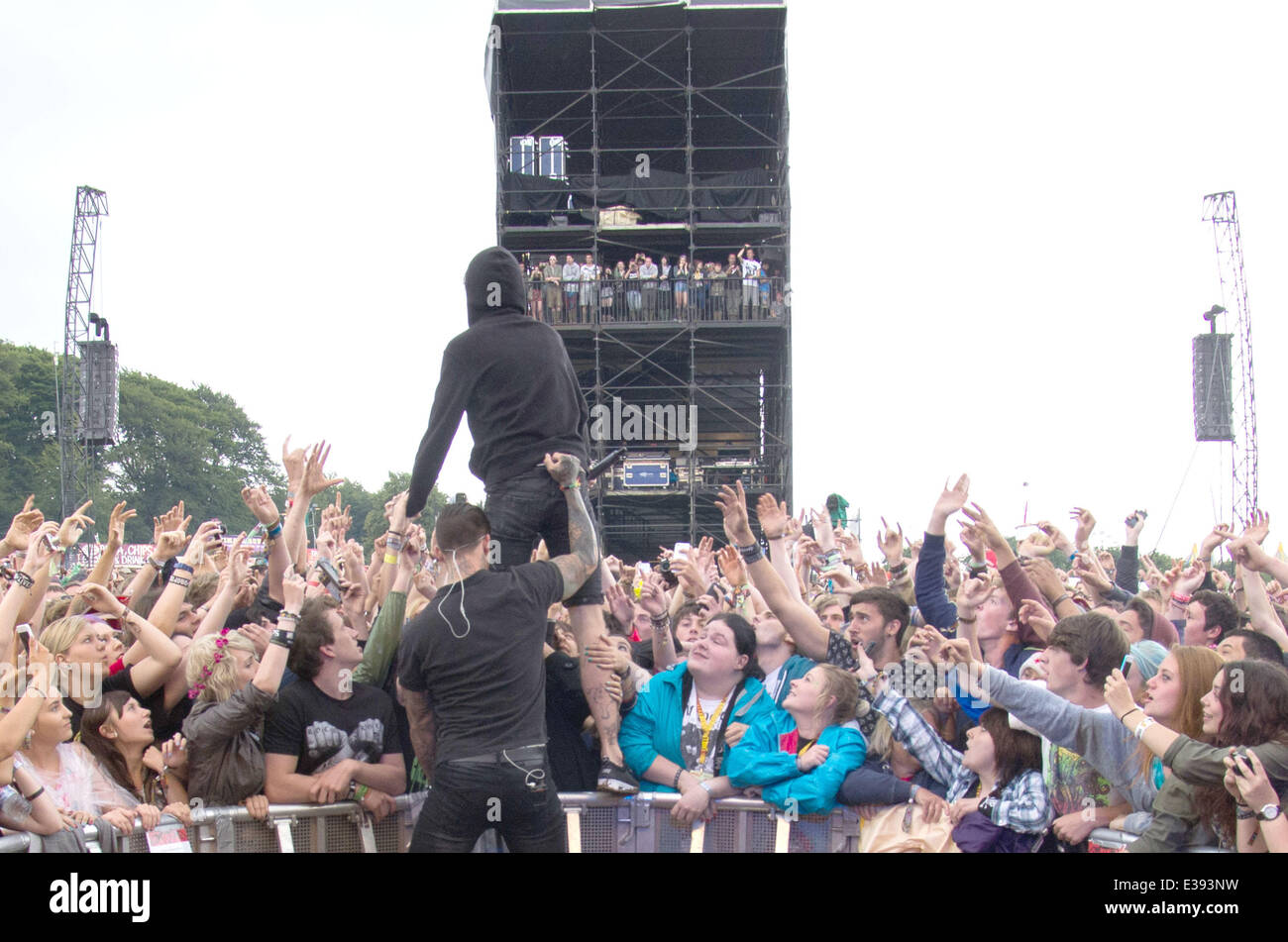 Bring Me the Horizon perform day 2 at Leeds Festival Featuring: Bring ...