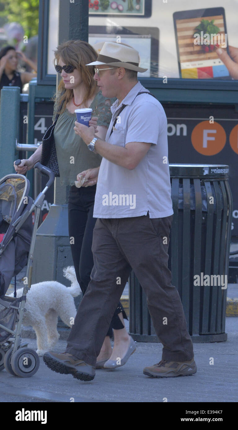 James Spader and Leslie Stefanson seen out for morning coffee Featuring ...
