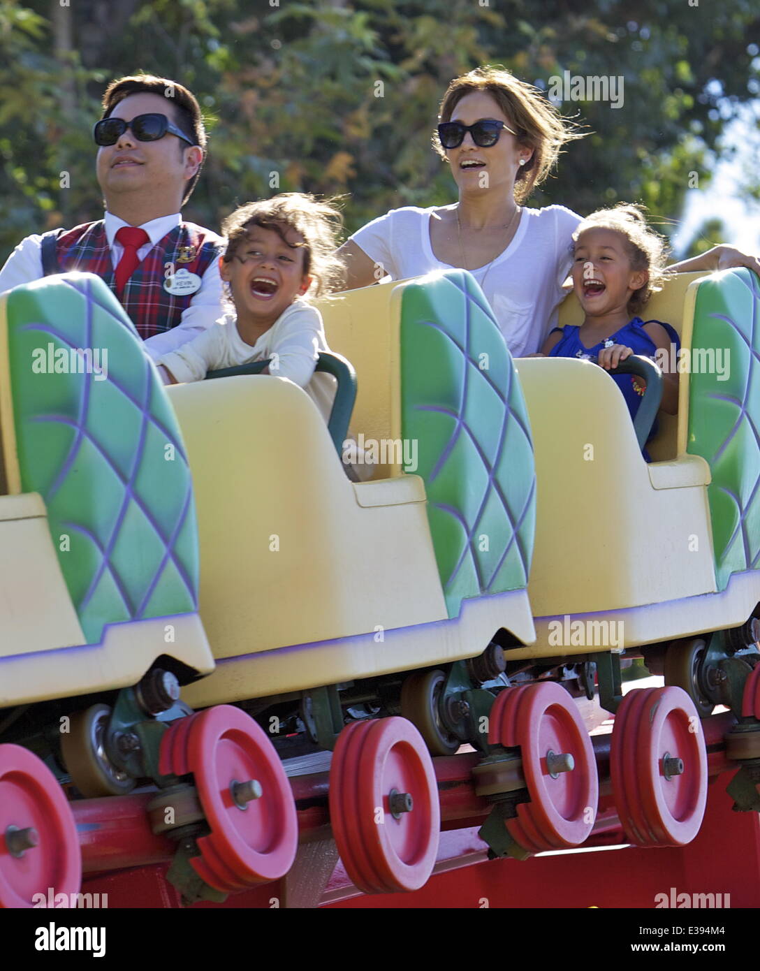 Jennifer Lopez spends quality time with her son and daughter at ...