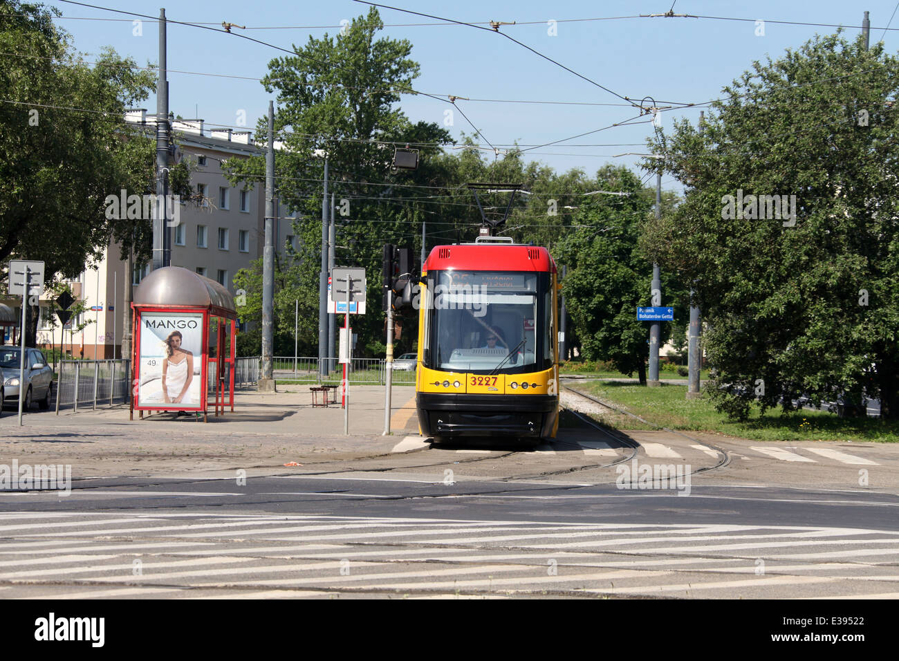 Tram warsaw hi-res stock photography and images - Alamy
