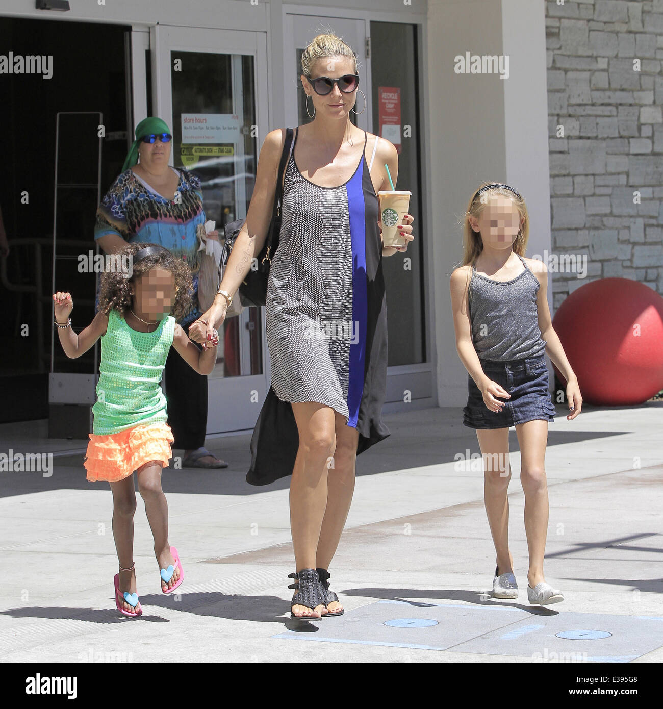 Heidi Klum and family were pictured shopping at Target in Westwood ...