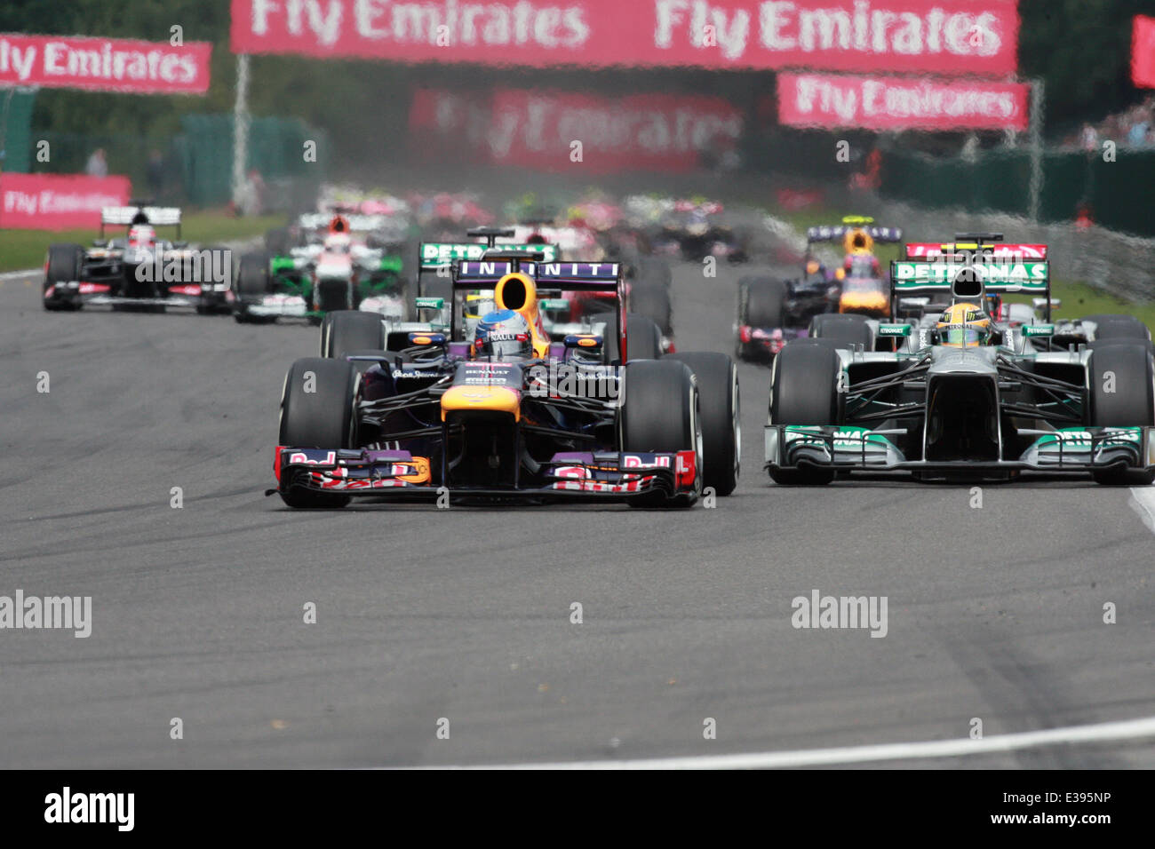 2013 Belgian Grand Prix Featuring: Lewis HAMILTON,MercedesGP,Sebastian ...