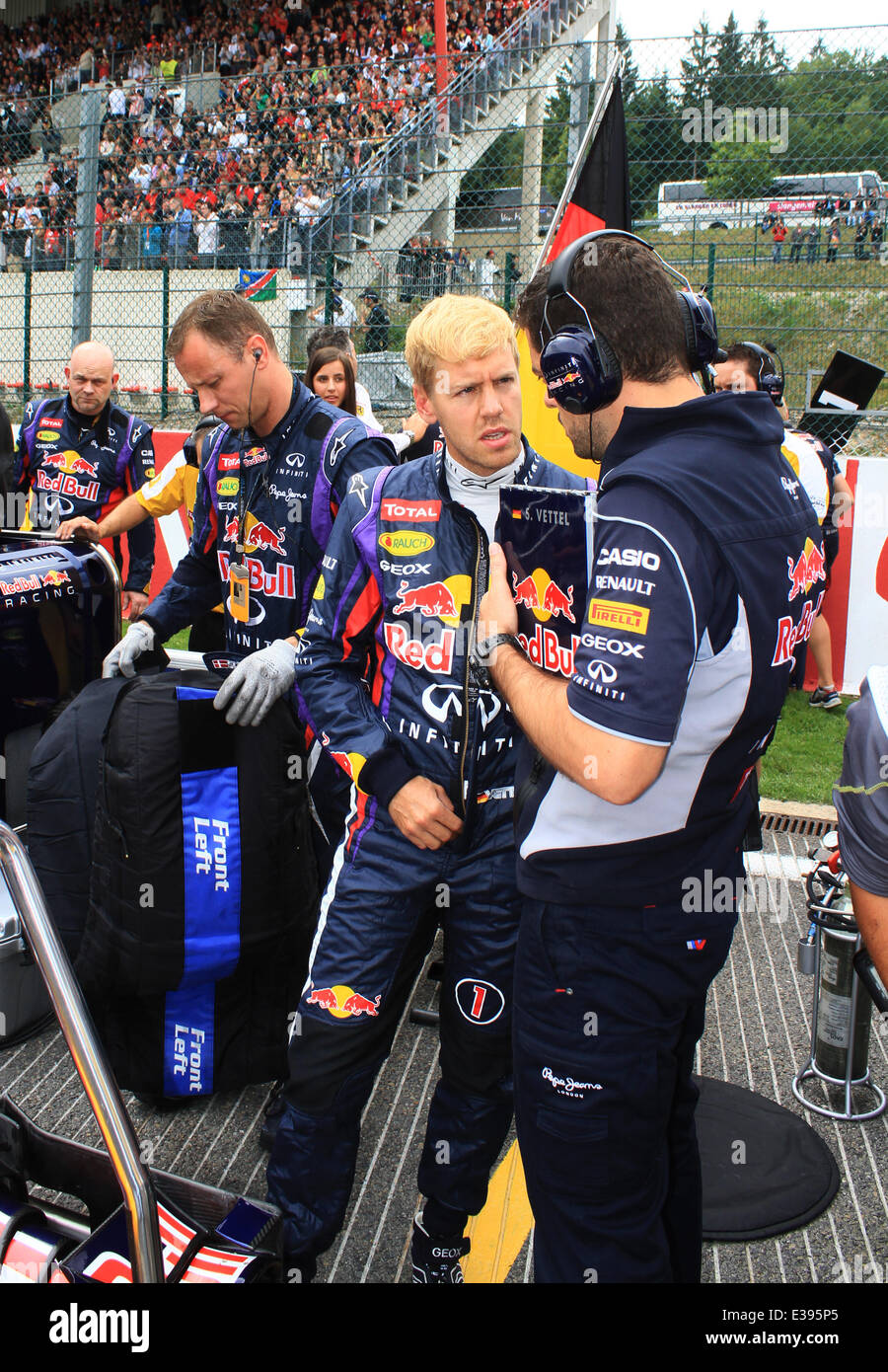 2013 Belgian Grand Prix Featuring: Sebastian VETTEL Where: SPA ...