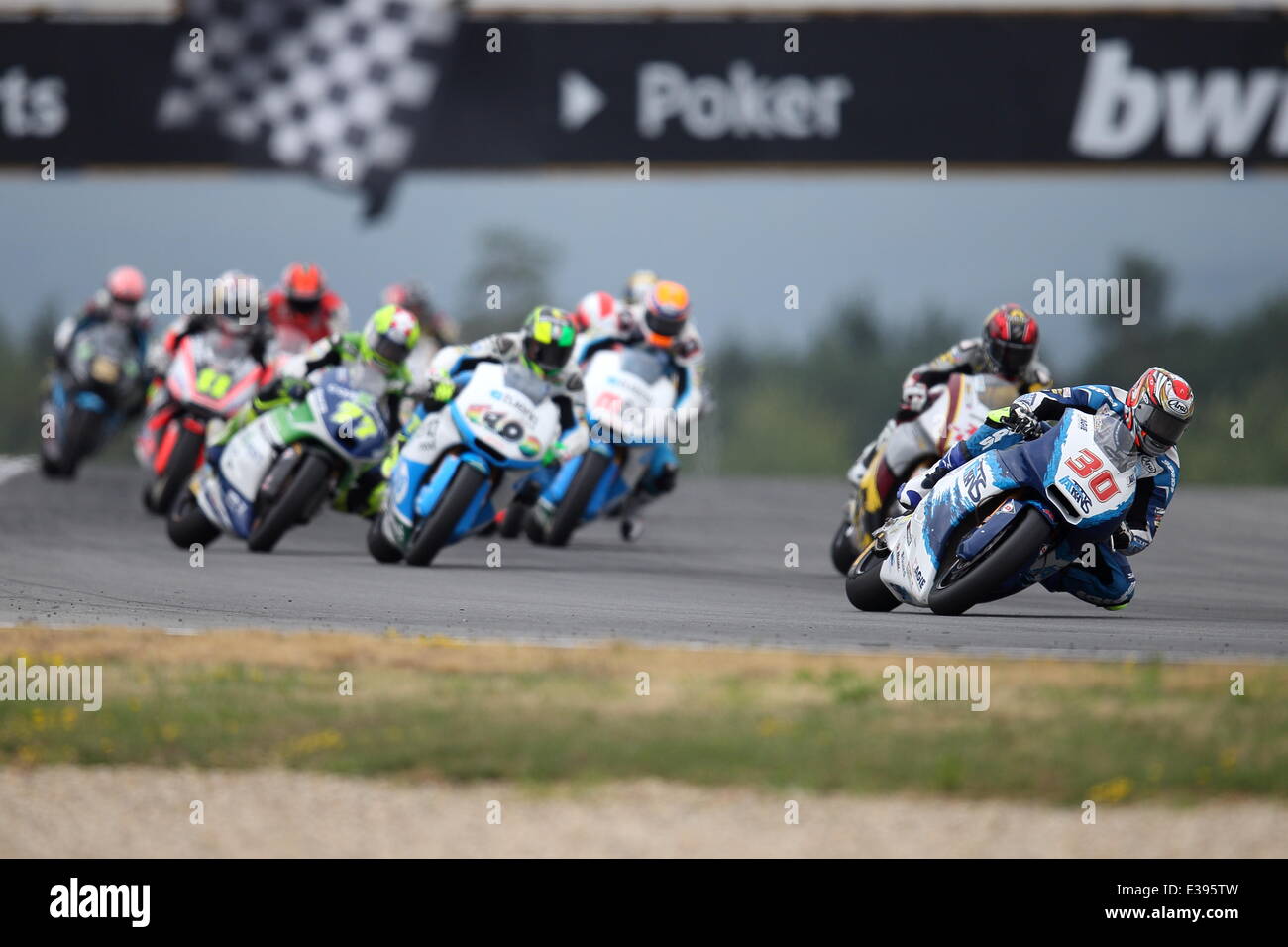 MotoGP race during the MotoGp of Czech Republic - Race at Brno Circuit ...
