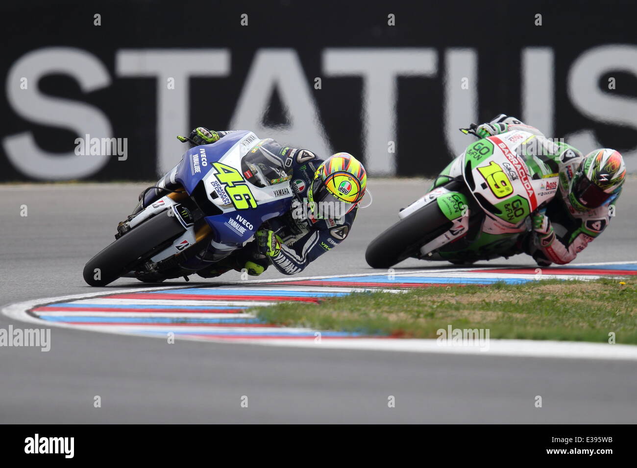 MotoGP race during the MotoGp of Czech Republic - Race at Brno Circuit ...
