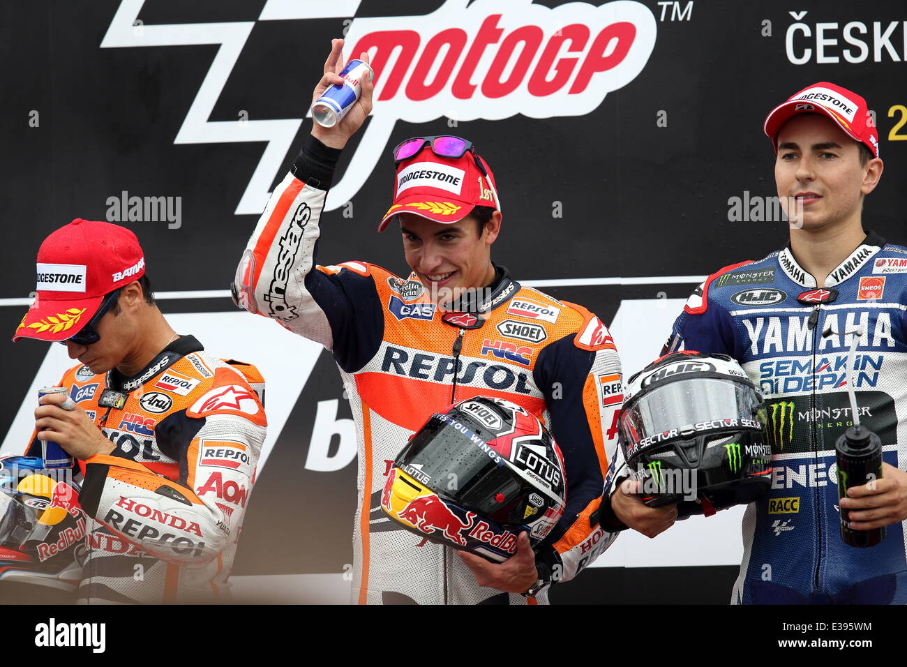 MotoGP race during the MotoGp of Czech Republic - Race at Brno Circuit ...