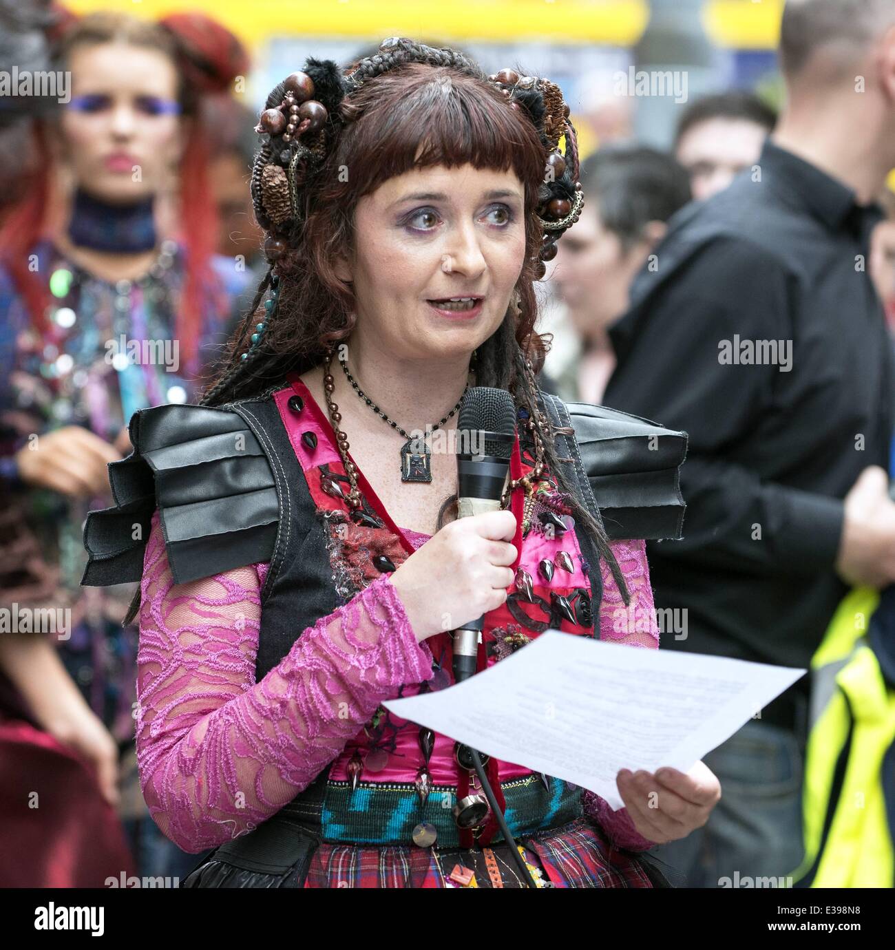 Irish fashion designer Claire Garvey's first solo collection runway ...