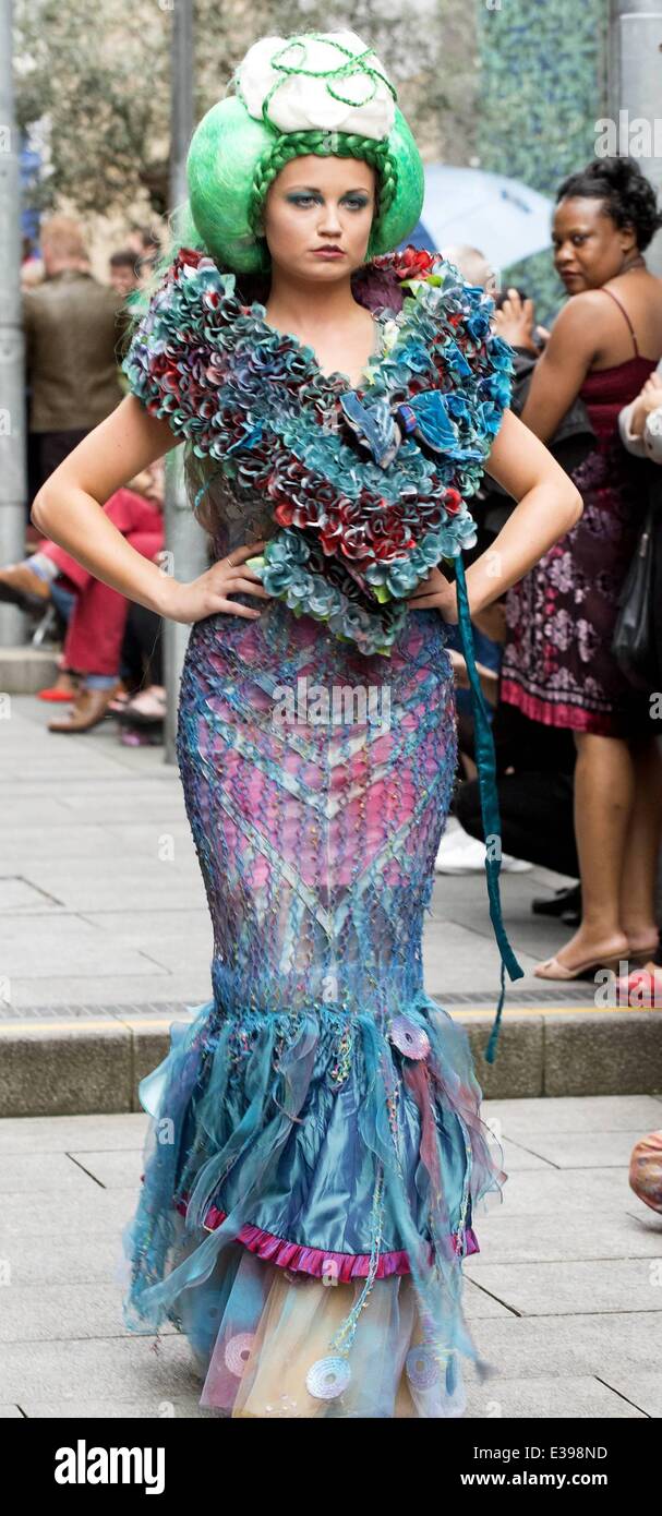 Irish fashion designer Claire Garvey's first solo collection runway ...