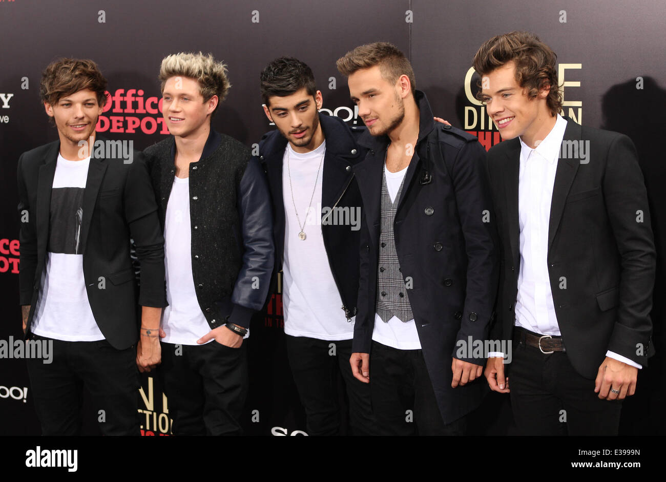 New York premiere of 'One Direction: This Is Us' at the Ziegfeld ...