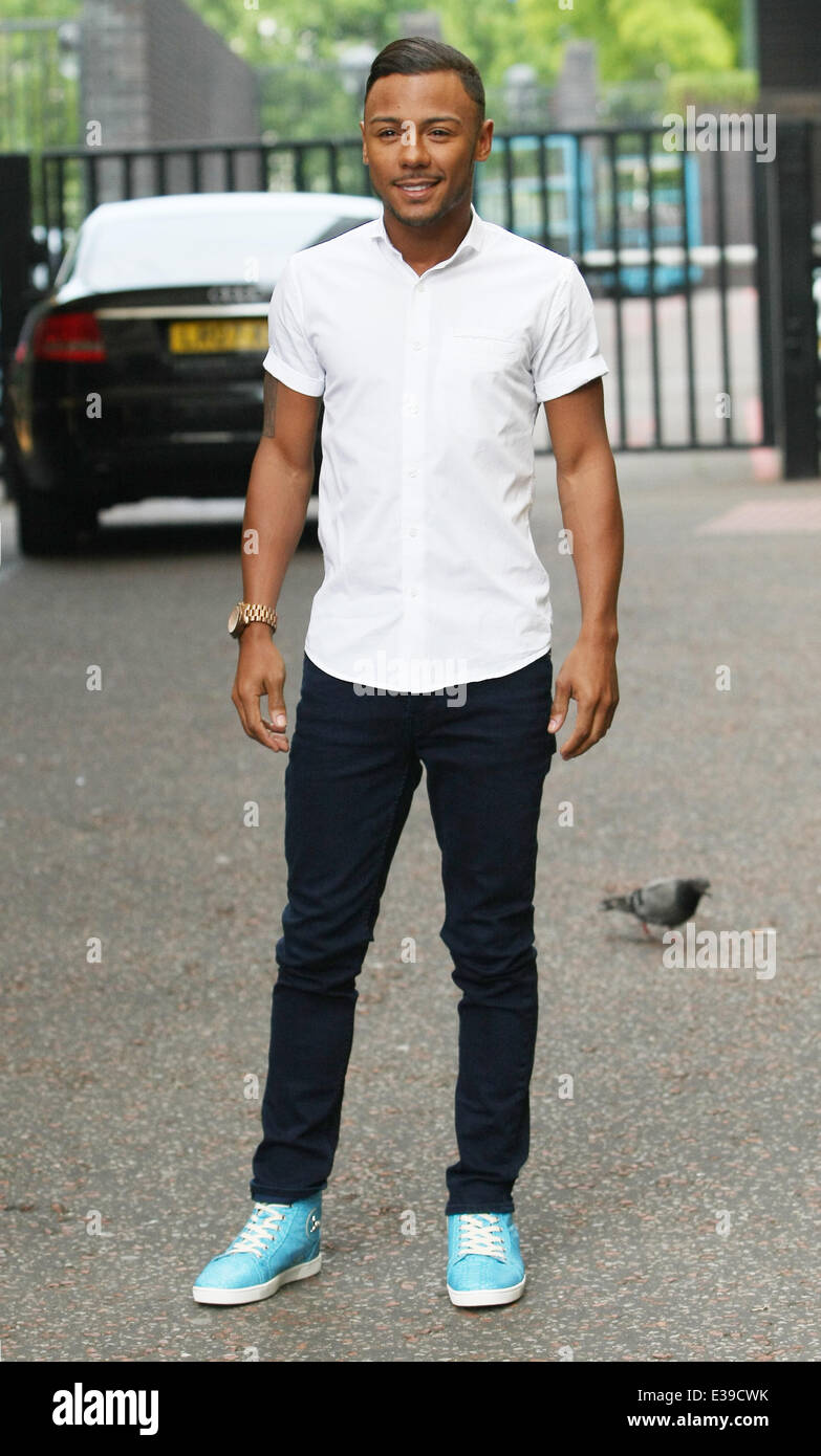Celebrities outside the ITV Studios Featuring: Marcus Collins Where ...